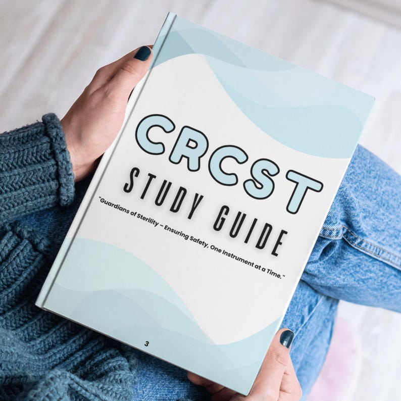 CRCST Study Guide Bundle, Central Sterile Processing Learning Resource ...