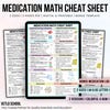 Nursing Student Dosage Calculations Conversion Sheet Plus FREE Video ...