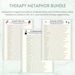 Therapy Metaphor Worksheet Bundle, Counseling & Psychology Activities ...