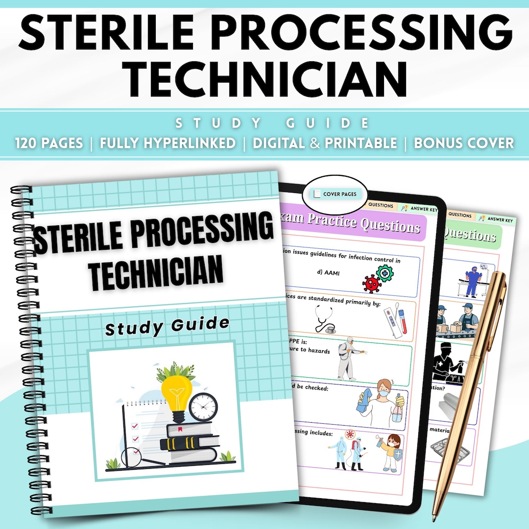 Sterile Processing Technician Study Guide | CRCST Study Resource PDF ...