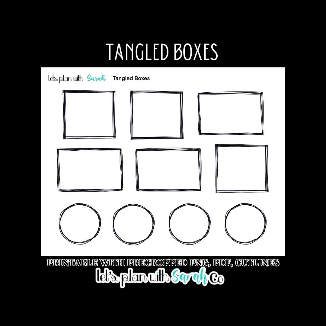 TANGLED BOXES Printable Functional Journal Boxes for Planners, Journals ...