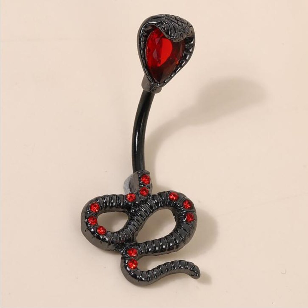 Snake Bell Ring,snake Bell Button, Body Jewelry,navel Piercing Jewelary ...