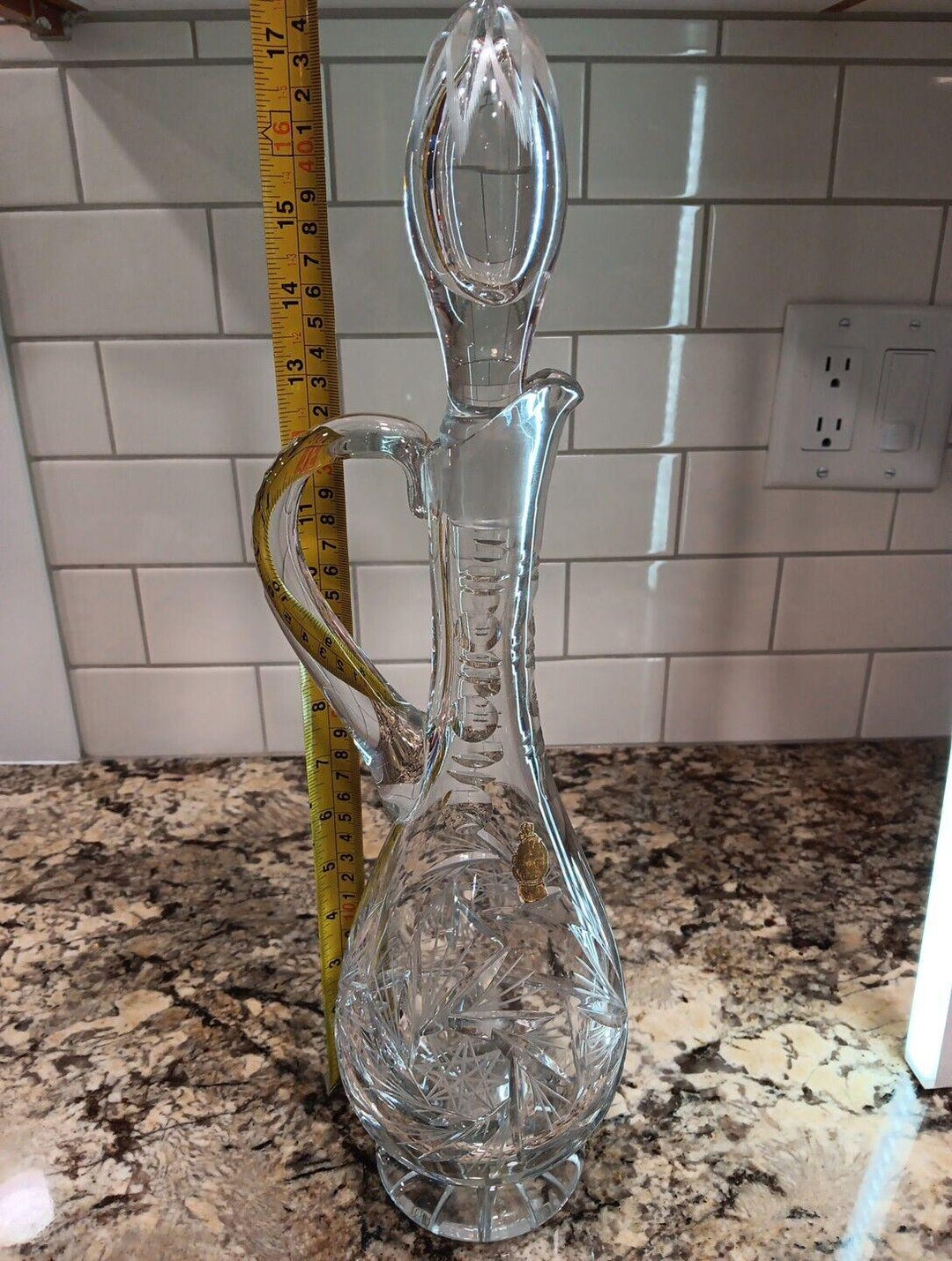 Authentic Imperlux Lead Crystal Decanter Made in East Germany With ...