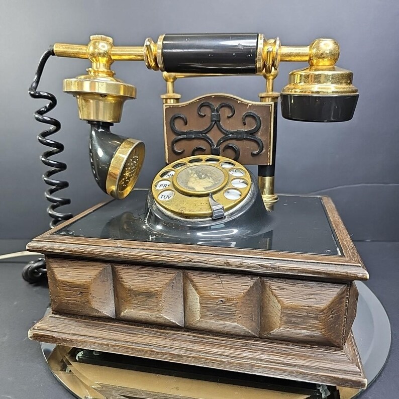 Vintage Bc-tel Rotary Dial Telephone: Retro French Style Decor ...