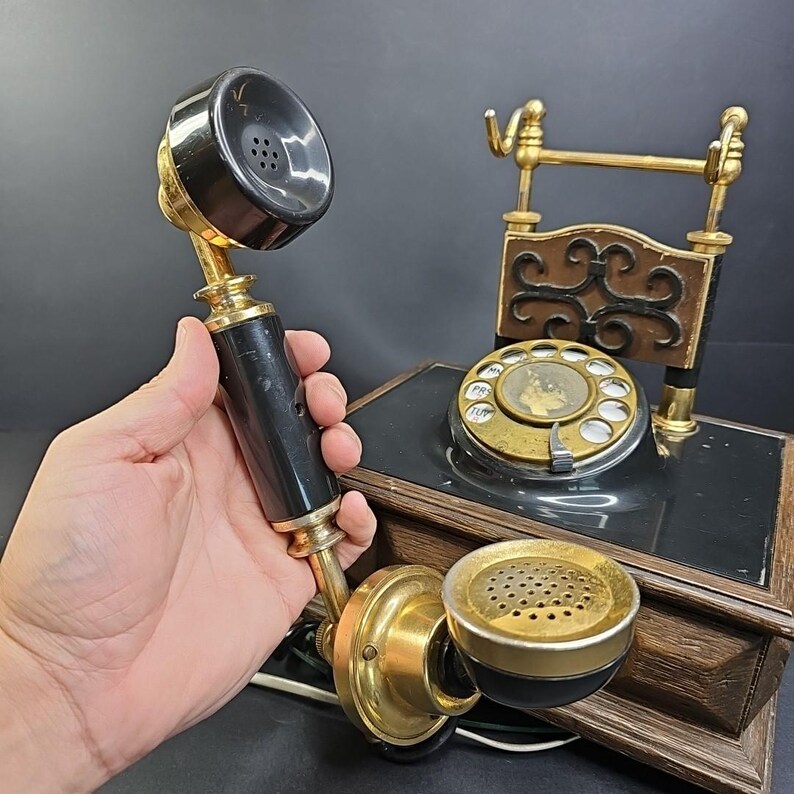 Vintage Bc-tel Rotary Dial Telephone: Retro French Style Decor ...
