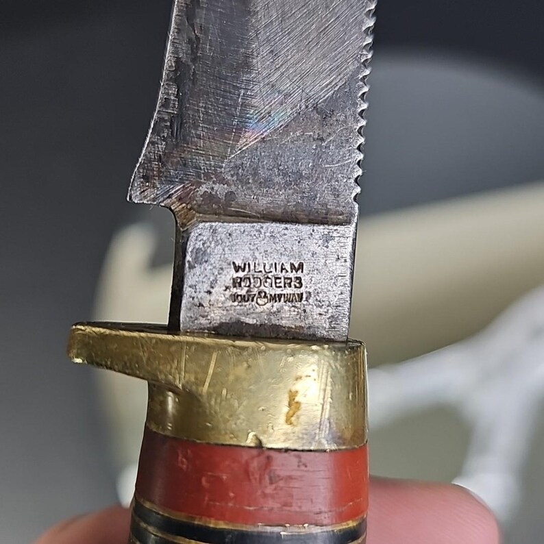 Vintage William Rogers Hunting Knife, Sheffield England - Etsy
