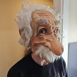 Vintage Cesar 81 Albert Einstein Mask Rubber Latex Halloween Mask One ...