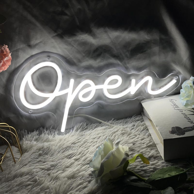 Lighted Open Sign - Etsy