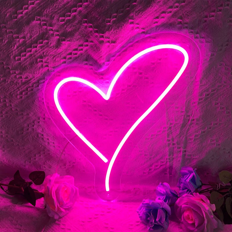 Pink Neon Sign - Etsy
