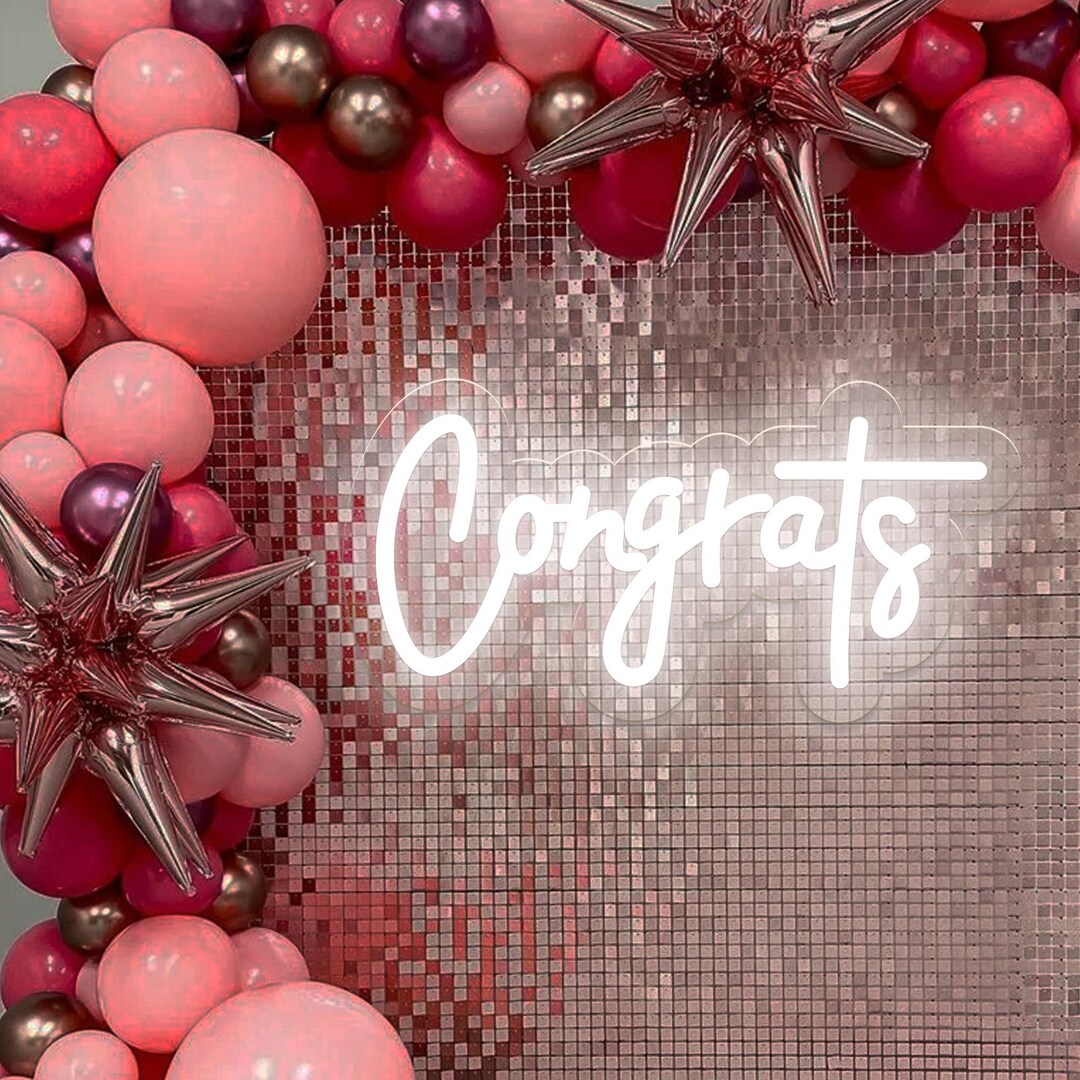 Congrats Neon Sign Custom Neon Sign Class of 2025 Neon Sign Led Light ...
