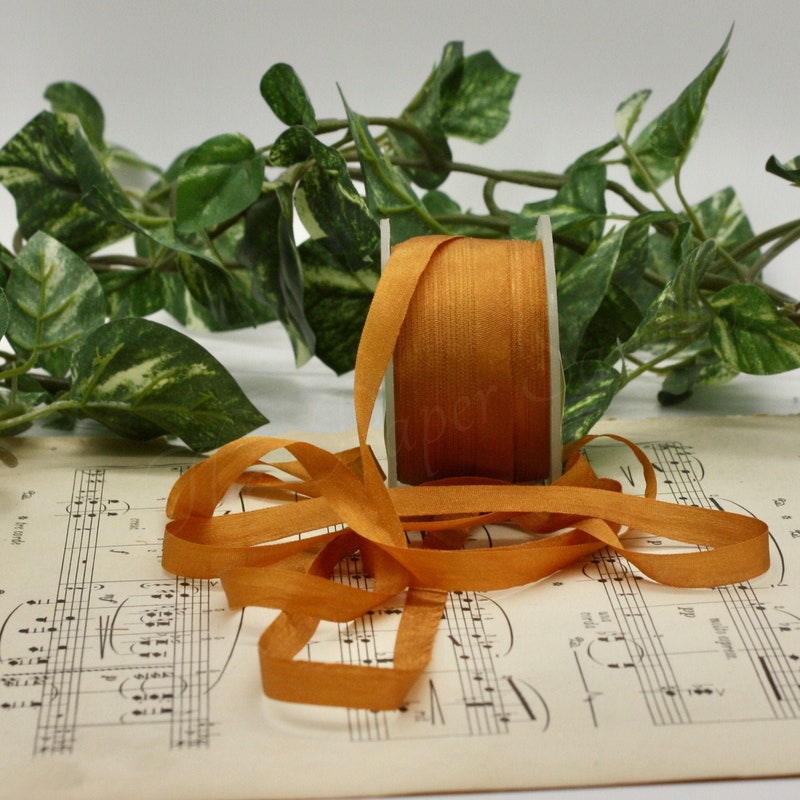 Burnt Orange Silk - Etsy