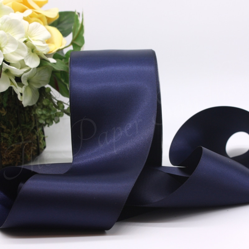 Navy Ribbon - Etsy
