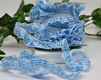 Blue Ruffle Trim - Etsy