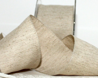 Linen Look Ribbon - Etsy