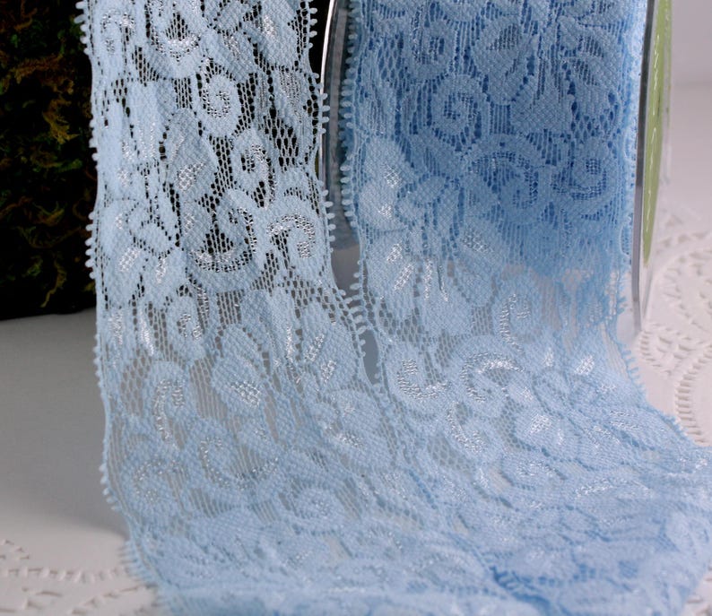 Black Stretch Lace 2.5 Inches Wide by the Yard - Etsy