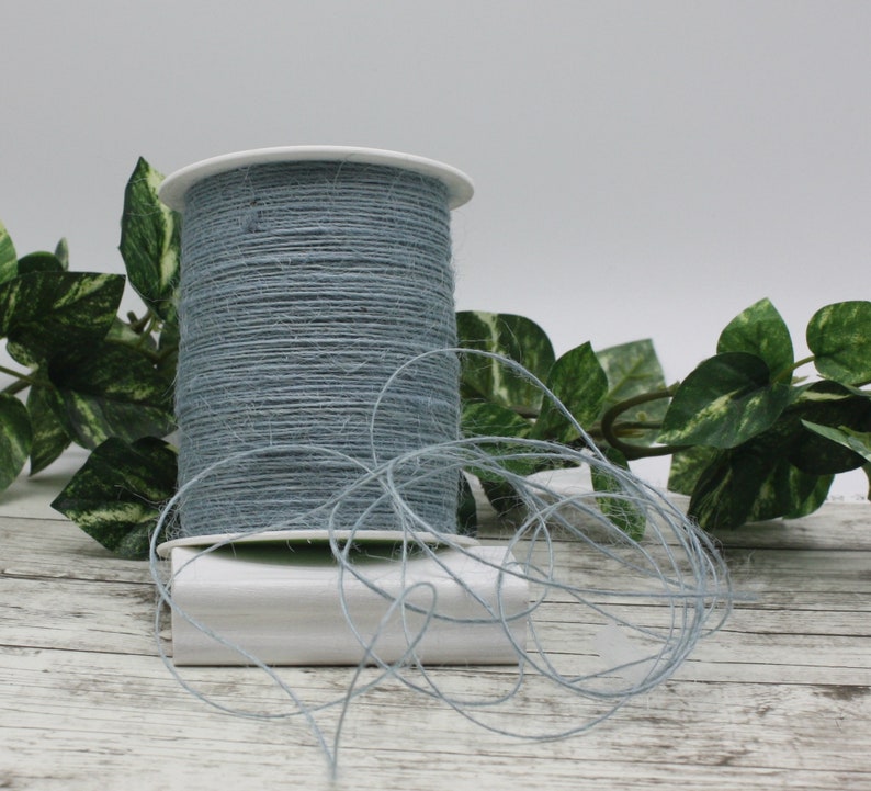 Light Blue Burlap Twine String 1mm Wide - Etsy