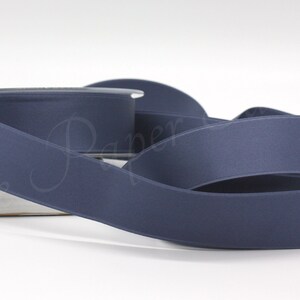 Slate Blue Satin Ribbon 5/8 Wide BY THE YARD Double - Etsy