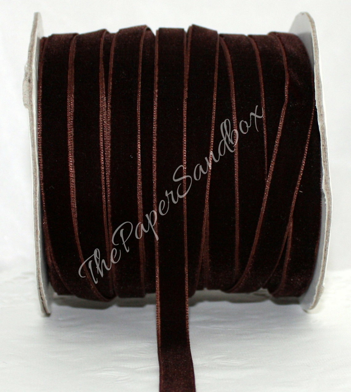 Brown Velvet Ribbon 1.5 Wide BY THE YARD - Etsy