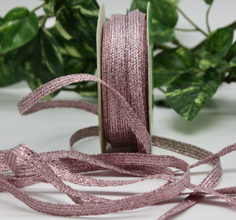 Champagne Flat Braided Metallic Trim 3/16 Wide BY THE - Etsy
