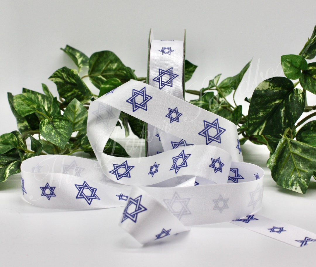 Star of David Ribbon 7/8” Wide by the Yard - Etsy