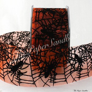 Spider Web Ribbon 2” Wide BY THE YARD - Etsy