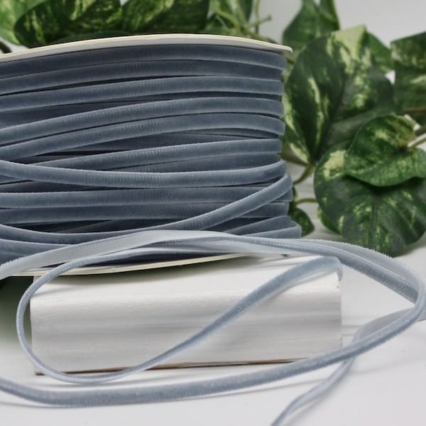 Blue Velvet Ribbon - Etsy