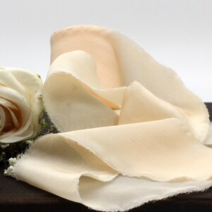 Pink Frayed Silk Ribbon 2 Wide BY THE YARD - Etsy