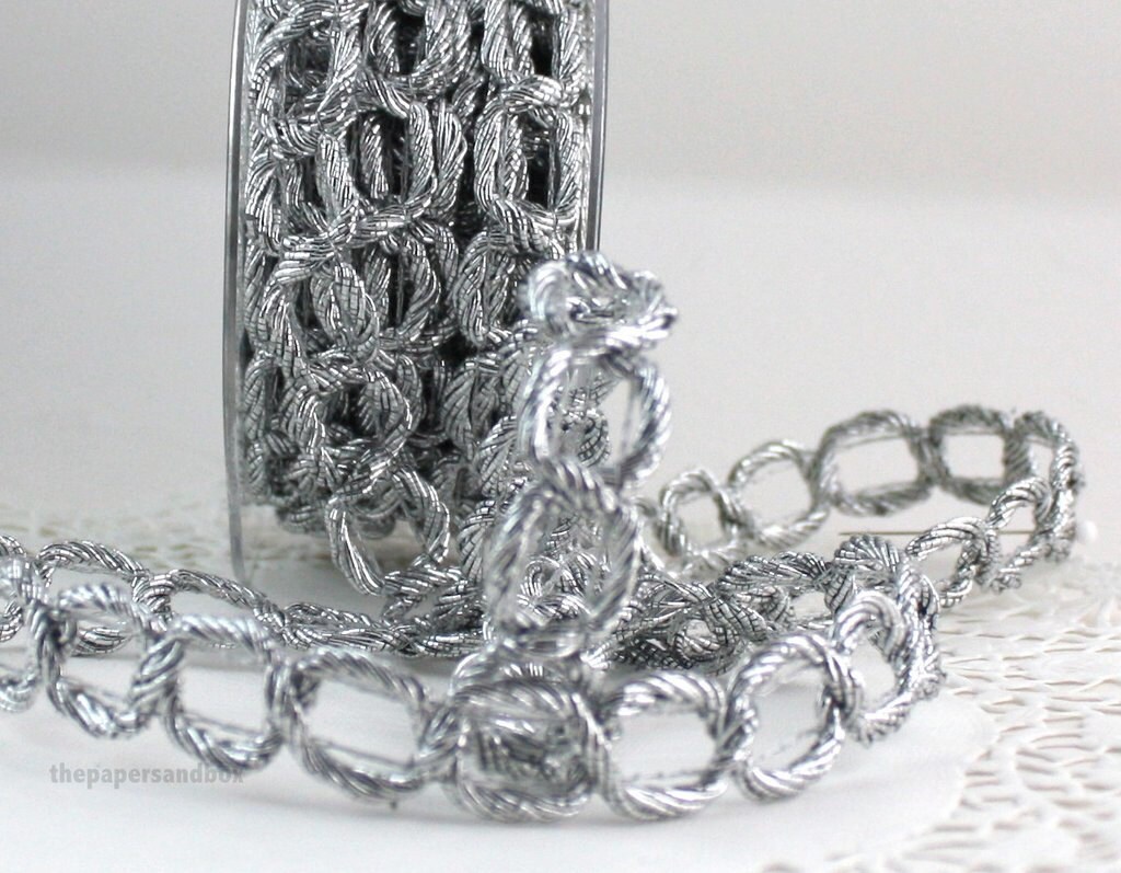 Gold Chain Link Trim 1” Wide BY THE YARD - Etsy