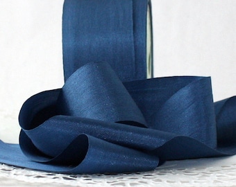 Blue Silk Ribbon | Etsy