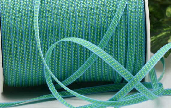 Teal Ribbon 1/8 Wide BY THE YARD | Etsy