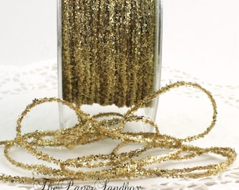 Pink Glitter String 1/8 Wide by the Yard | Etsy