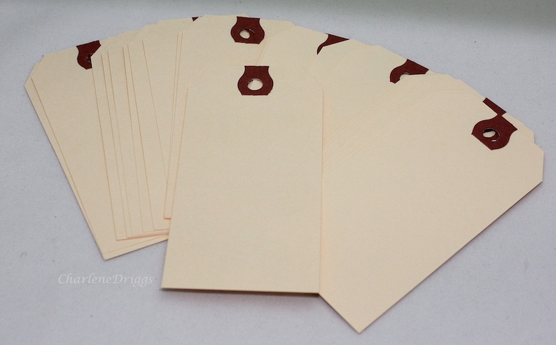 20 Large Blank Manila Tags 5 1/4 X 2 5/8 Manila - Etsy