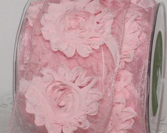 Pink Wired Ribbon | Etsy