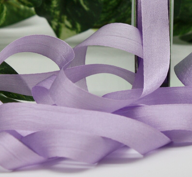 Lavender Silk Ribbon 1/2 Wide BY THE YARD Pantone - Etsy
