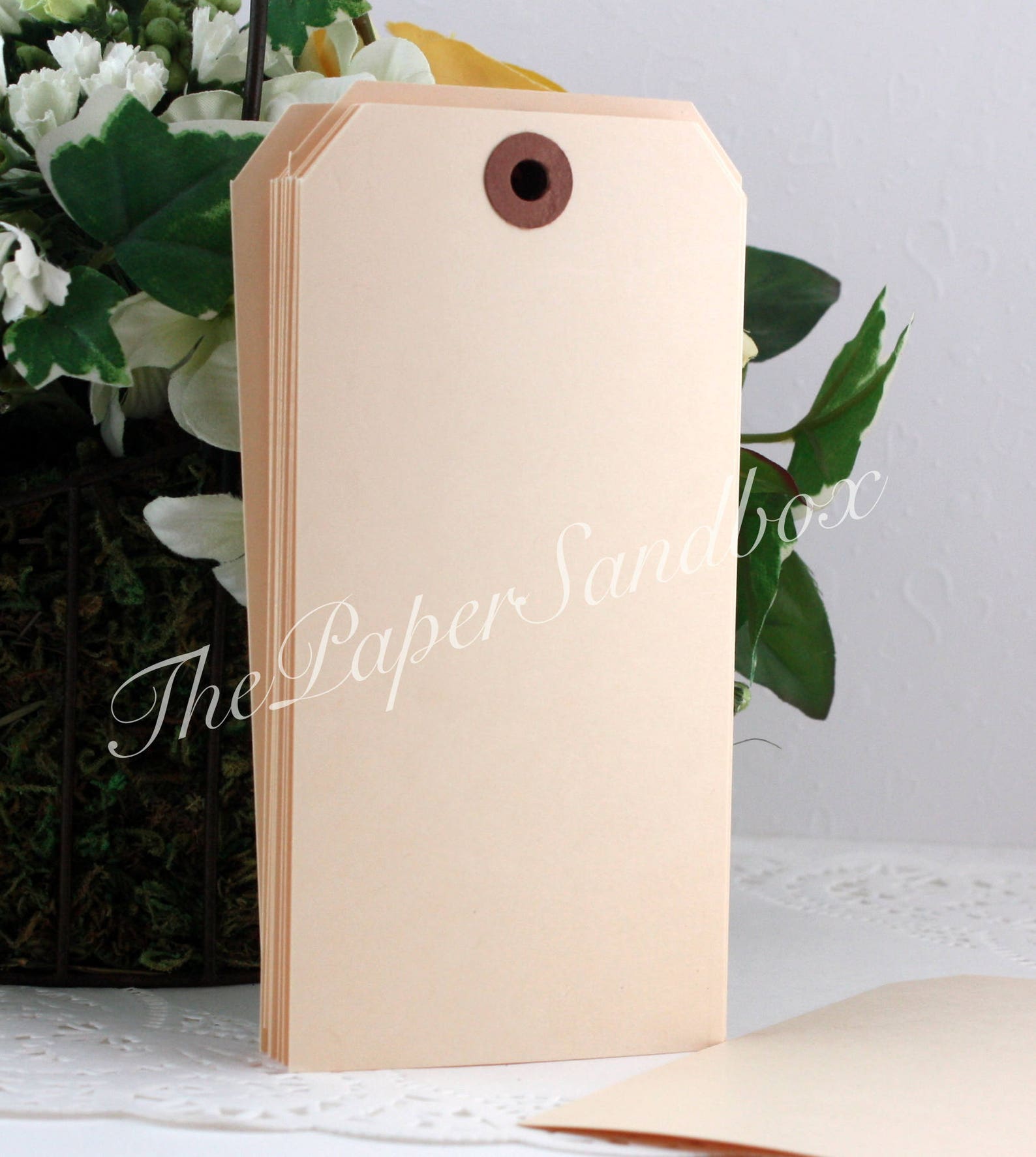 20 Large Blank Manila Tags 5 1/4 X 2 5/8 Manila - Etsy