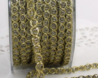 Gold Chain Link Trim 1 Wide BY THE YARD | Etsy