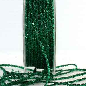 Leaf Green Glitter String 1/8” BY THE YARD - Etsy