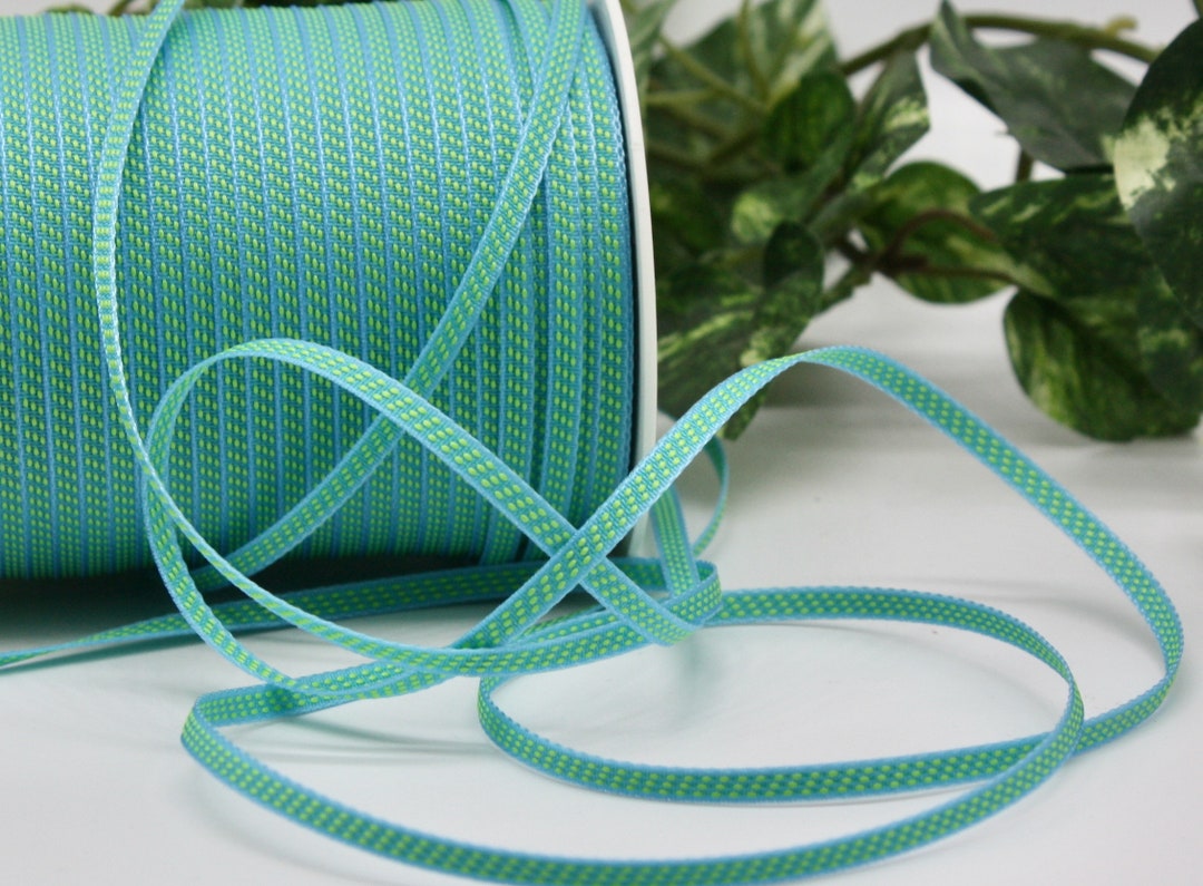 Teal Ribbon 1/8" Wide BY THE YARD - Etsy
