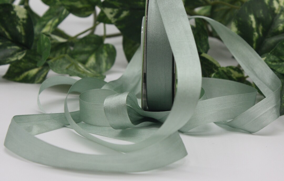 Jadeite Silk Ribbon 1/2 Wide BY THE YARD, Pantone Jadeite - Etsy