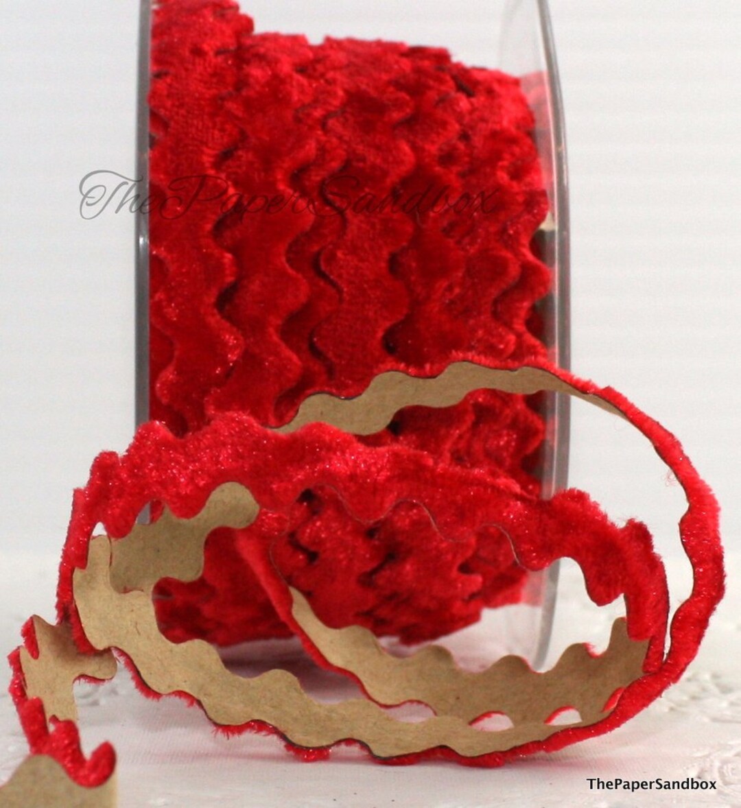 Red Velvet Stick on Ribbon 3/8" Wide BY THE YARD, Adhesive Ribbon - Etsy