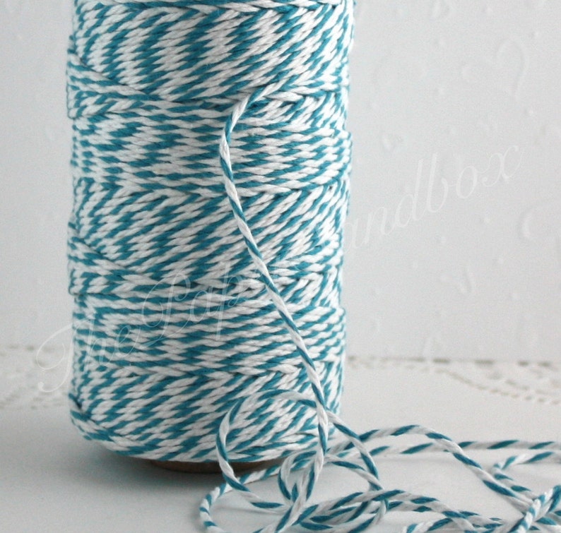 Turquoise Bakers Twine 10 Yards Blue Twine | Etsy