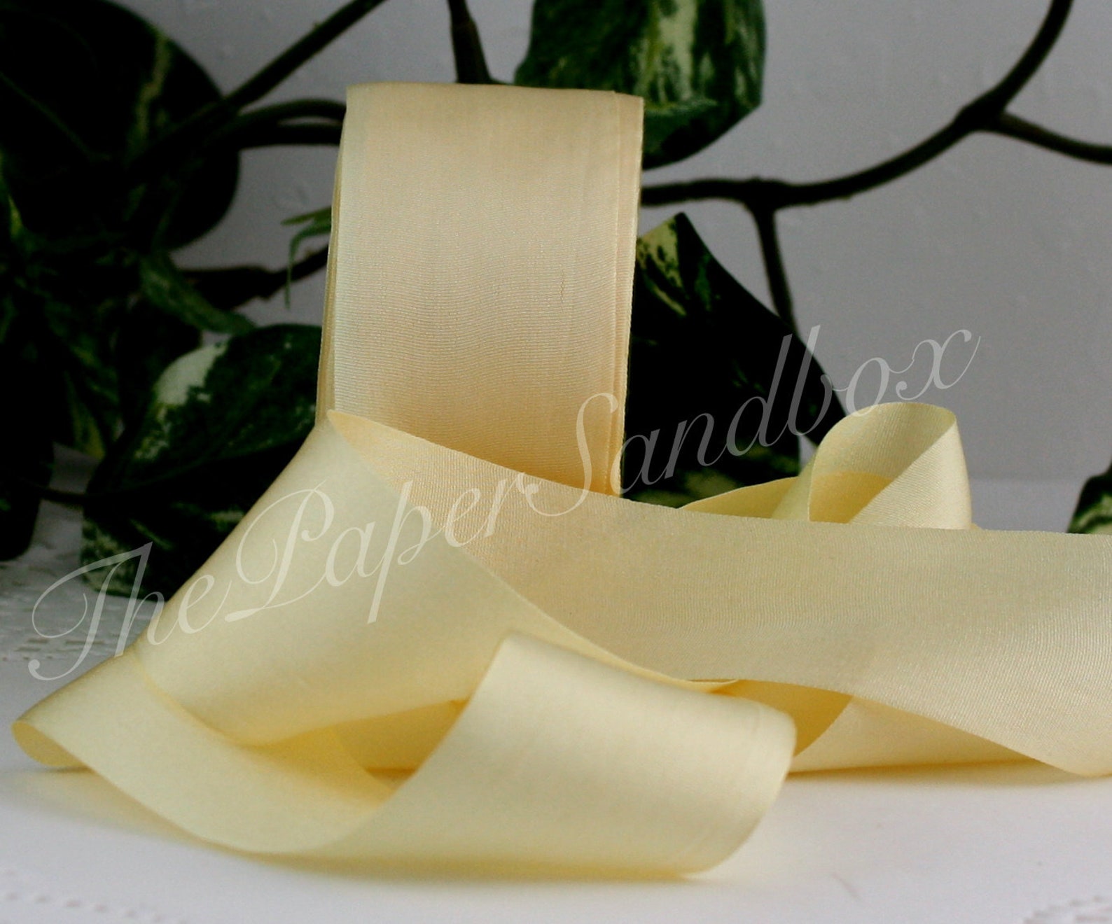 Creamy Ivory Silk Ribbon 1.25” Wide by the Yard - Etsy