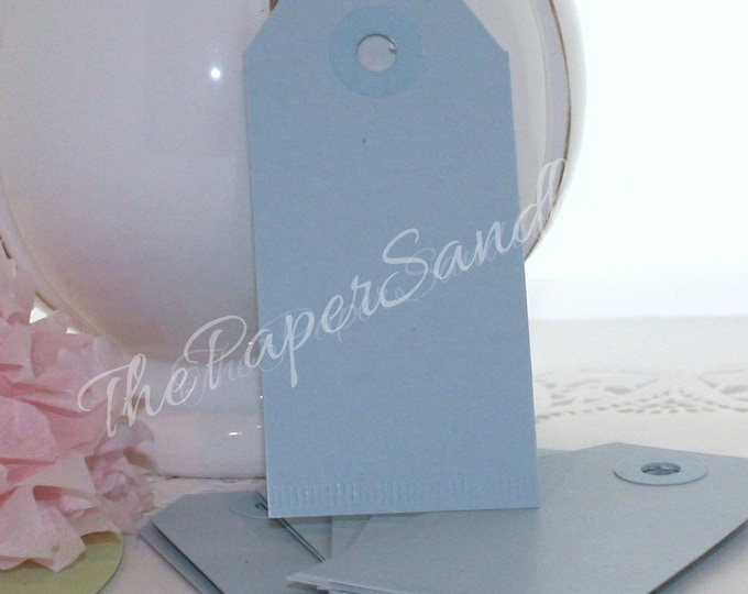 Blank Light Blue Paper Tags 3 1/4 X 1 5/8 - Etsy