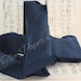 Navy Blue Silk Ribbon 2 Wide BY THE YARD, Dupioni Silk Ribbon, Pantone ...
