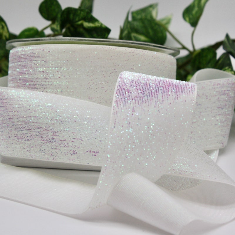 Iridescent White Glitter - Etsy