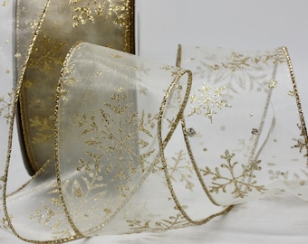 Snowflake Ribbon - Etsy