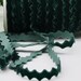Green Velvet Rick Rack Ribbon 3/8 Wide by the Yard, Velvet Ric Rac Tri ...