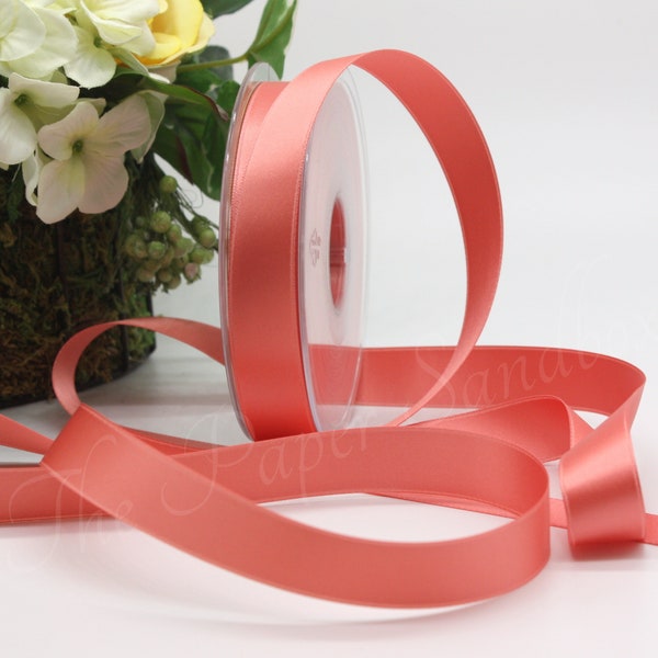 Coral Ribbon - Etsy