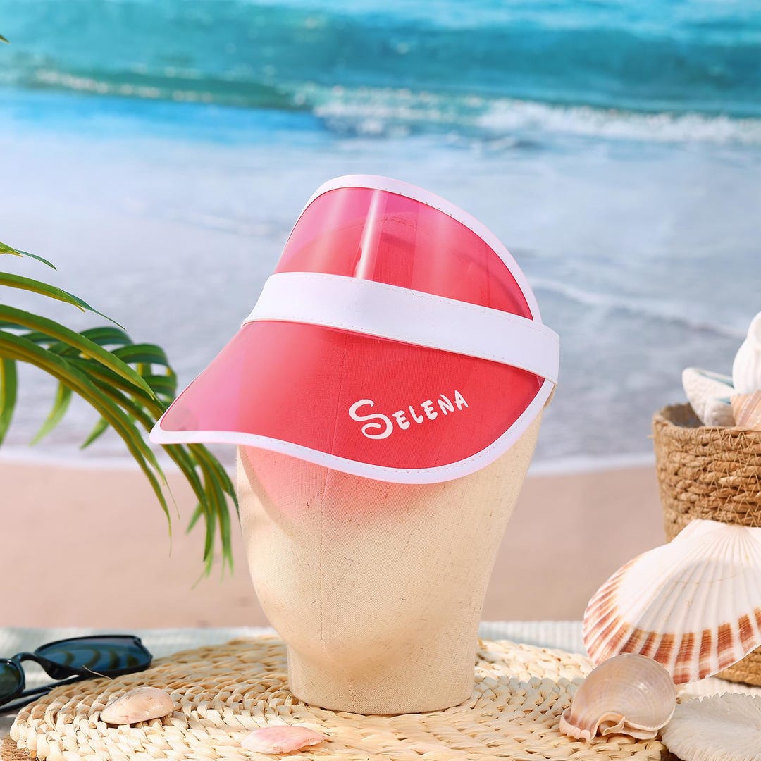 Personalized Holographic Visors, Beach Bachelorette Gifts, Pool Party ...