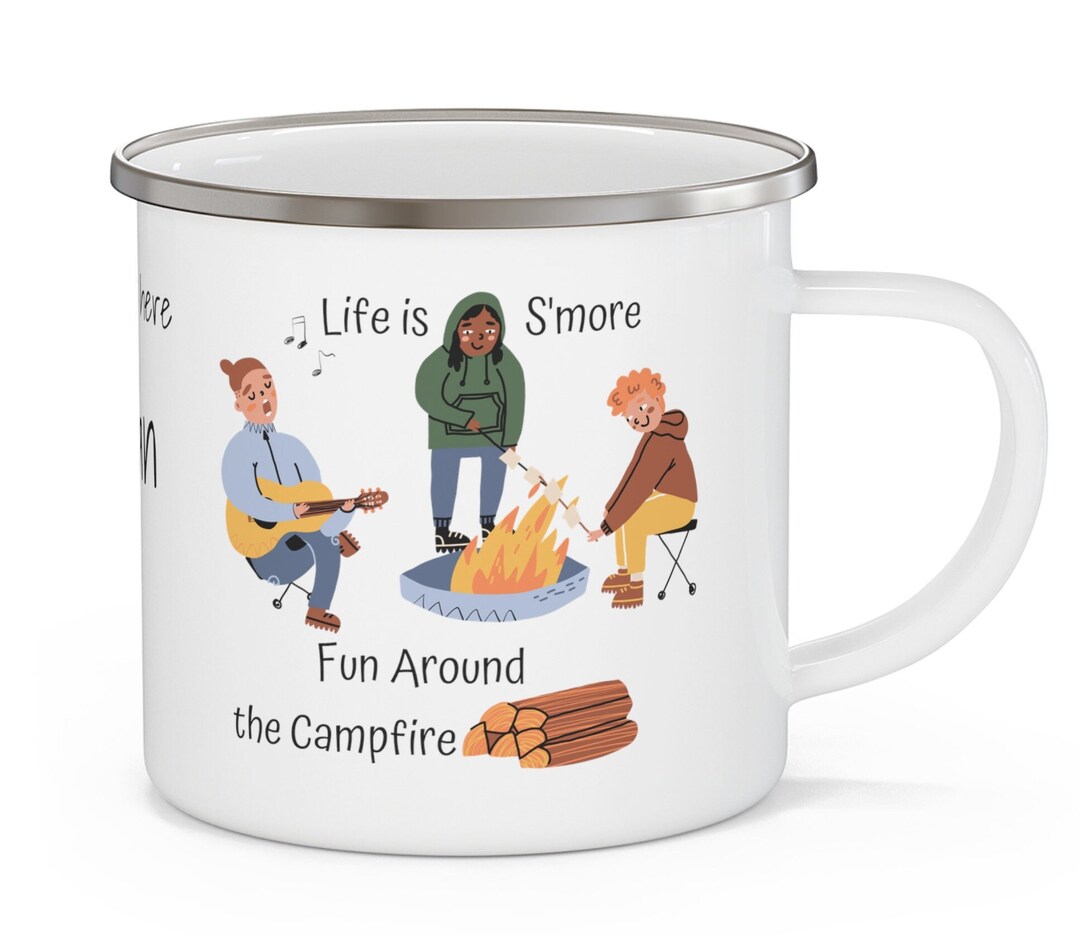 Personalized Camping Mug, Happy Campers Cup, I Love Camping Mug ...